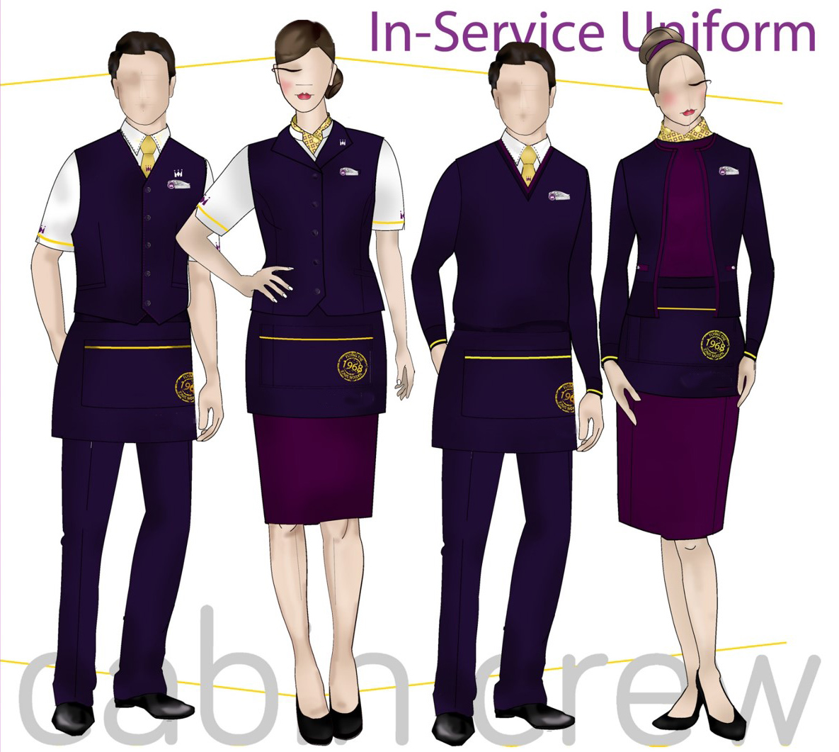 Corporate Uniform Design | Airline High Altitude Collection